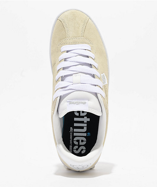 etnies Scam White Skate Shoes | Zumiez