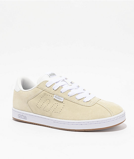 etnies Scam White Skate Shoes | Zumiez
