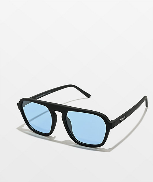 goodr Retro G Undercover Stunt Double Black Sunglasses | Zumiez