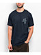 4Hunnid Chain Link Navy T-Shirt | Zumiez