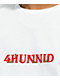 4Hunnid Roses Logo White T-Shirt