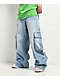 A.LAB Rave Light Blue Cargo Jeans | Zumiez
