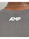 AMP Logo Grey T-Shirt | Zumiez