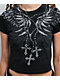 Affliction Rosary Of Life Black Crop T-Shirt | Zumiez