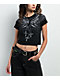 Affliction Rosary Of Life Black Crop T-Shirt | Zumiez