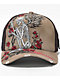 Affliction Winged Reaper Brown & Black Trucker Hat | Zumiez