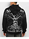 Affliction x Haunted Mound Harold Black Wash Zip Hoodie | Zumiez