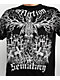 Affliction x Haunted Mound Sematary Grave Man Black Wash T-Shirt | Zumiez