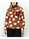Airblaster Sherpa Rust Daisy Half Zip Fleece Jacket
