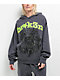 Broken Promises Beware Grey Rhinestone Hoodie | Zumiez
