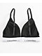 Calvin Klein Core Black Triangle Bra | Zumiez