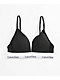 Calvin Klein Core Black Triangle Bra | Zumiez