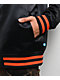 Cookies Bases Loaded Black & Orange Varsity Jacket | Zumiez