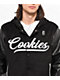 Cookies Pack Talk Black Hooded Varsity Jacket | Zumiez