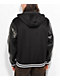 Cookies Pack Talk Black Hooded Varsity Jacket | Zumiez