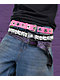Creature Horror Black & Purple Web Belt | Zumiez
