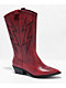 Dirty Laundry Josea Magic Snake Red Cowboy Boots | Zumiez