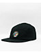 Dravus Catch Black Canvas 5 Panel Strapback Hat | Zumiez