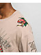 Ed Hardy x Broken Promises Love Scars Beige T-Shirt | Zumiez