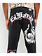 Ed Hardy x Broken Promises Death Shadow Black Loose Fit Jeans | Zumiez