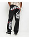 Ed Hardy x Broken Promises Death Shadow Black Loose Fit Jeans | Zumiez