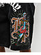 Ed Hardy x Broken Promises Love Scars Black Denim Shorts | Zumiez