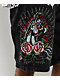 Ed Hardy x Broken Promises Love Scars Black Denim Shorts | Zumiez