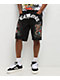 Ed Hardy x Broken Promises Love Scars Black Denim Shorts | Zumiez