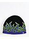 Empyre Inside Out II Black, Green & Purple Skull Cap Beanie | Zumiez