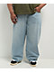 Empyre Ultra Wide Fit Colby Light Blue Wash Denim Skate Jeans | Zumiez