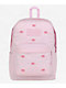 Jansport Superbreak Plus Embroidered Bows Pink Backpack | Zumiez