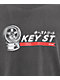 Key Street Wheels Grey Wash T-Shirt | Zumiez