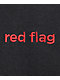 Neon Riot Red Flag Black T-Shirt | Zumiez