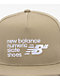 New Balance Numeric 5 Panel A Frame Tan Snapback Hat | Zumiez