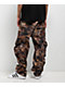 Ninth Hall Brown Camo 3D Cargo Pants | Zumiez