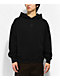 Ninth Hall Fundamentals Black Distressed Boxy Hoodie | Zumiez