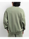 Ninth Hall Fundamentals Logo Light Green Oversized Crewneck Sweatshirt ...