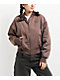 Ninth Hall Orion Brown Bomber Jacket | Zumiez