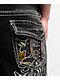 Ninth Hall Tout Slim Black Wash Denim Shorts | Zumiez