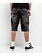 Ninth Hall Tout Slim Black Wash Denim Shorts | Zumiez