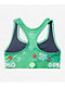 PSD x Elf Nut Cracker Green Sports Bra | Zumiez