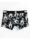 PSD x Ghost Face Dark Black & White Boyshort Underwear | Zumiez
