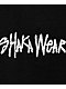 Shaka Wear Embroidered Logo Black Heavyweight T-Shirt | Zumiez