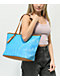 Sprayground Illuchains Turquoise Tote Bag