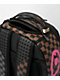 Sprayground Pink Drip DLX Brown Checkered Backpack | Zumiez
