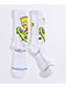 Stance x The Simpsons Bart White Crew Socks | Zumiez