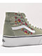 Vans Sk8-Hi Tapered Stackform Floral Embroidery Platform Shoes | Zumiez