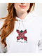 XPLR Roses Logo White Hoodie | Zumiez