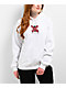 XPLR Roses Logo White Hoodie | Zumiez